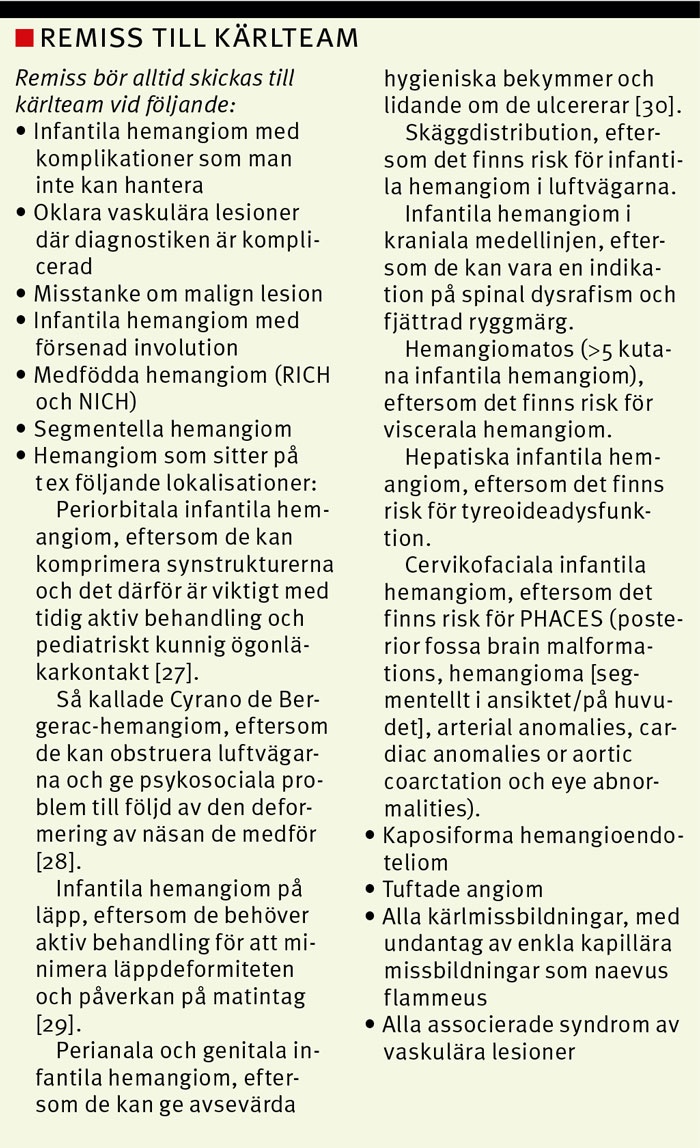 Vaskulära lesioner, del 1: – Läkartidningen